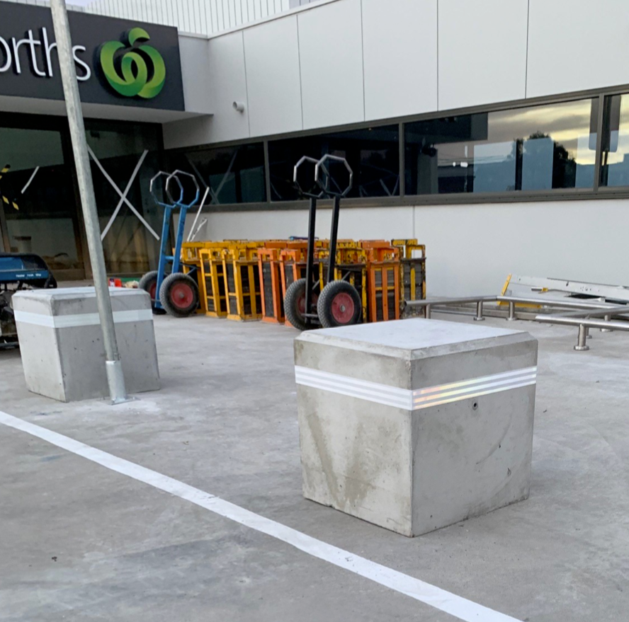 WPS Concrete Cube Bollard | Warehouse Safety Solutions