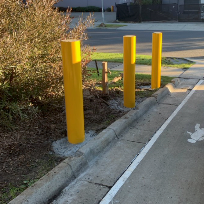 WPS Oversized Truck Bollard | Warehouse Safety Solutions